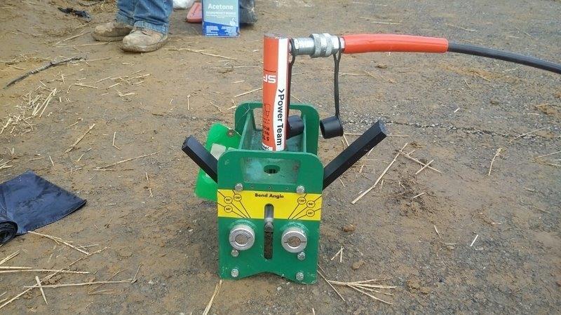 HDPE pipe bend test equipment – Southern Kent Island Sewer